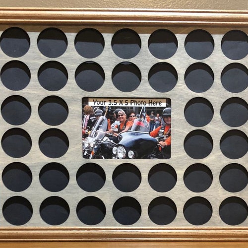 Poker Chip Frame and Insert Fits 36 Casino Chips & - Etsy