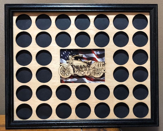 Poker Chip Frame Display Matte and Frame Optional Fits 36 | Etsy