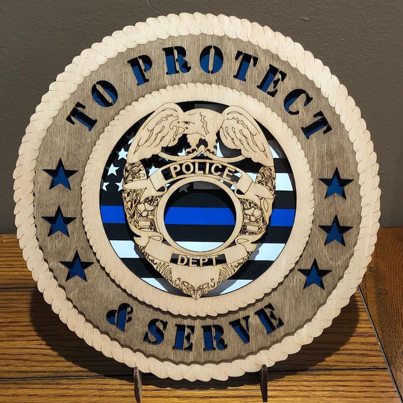 Dog Man Badge Svg - Etsy