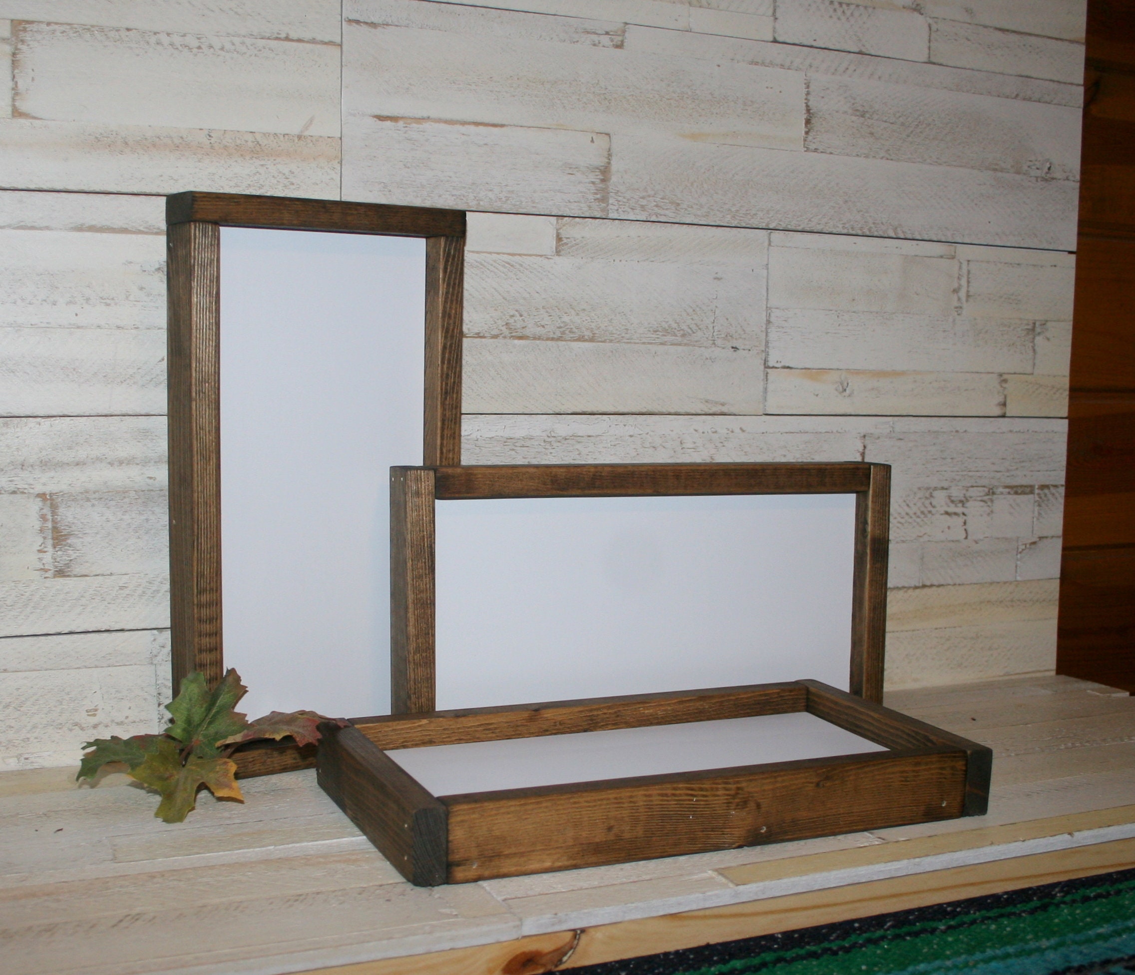 Set of 3 Blank Wood Signs with Frame Blank DIY Sign Wood | Etsy