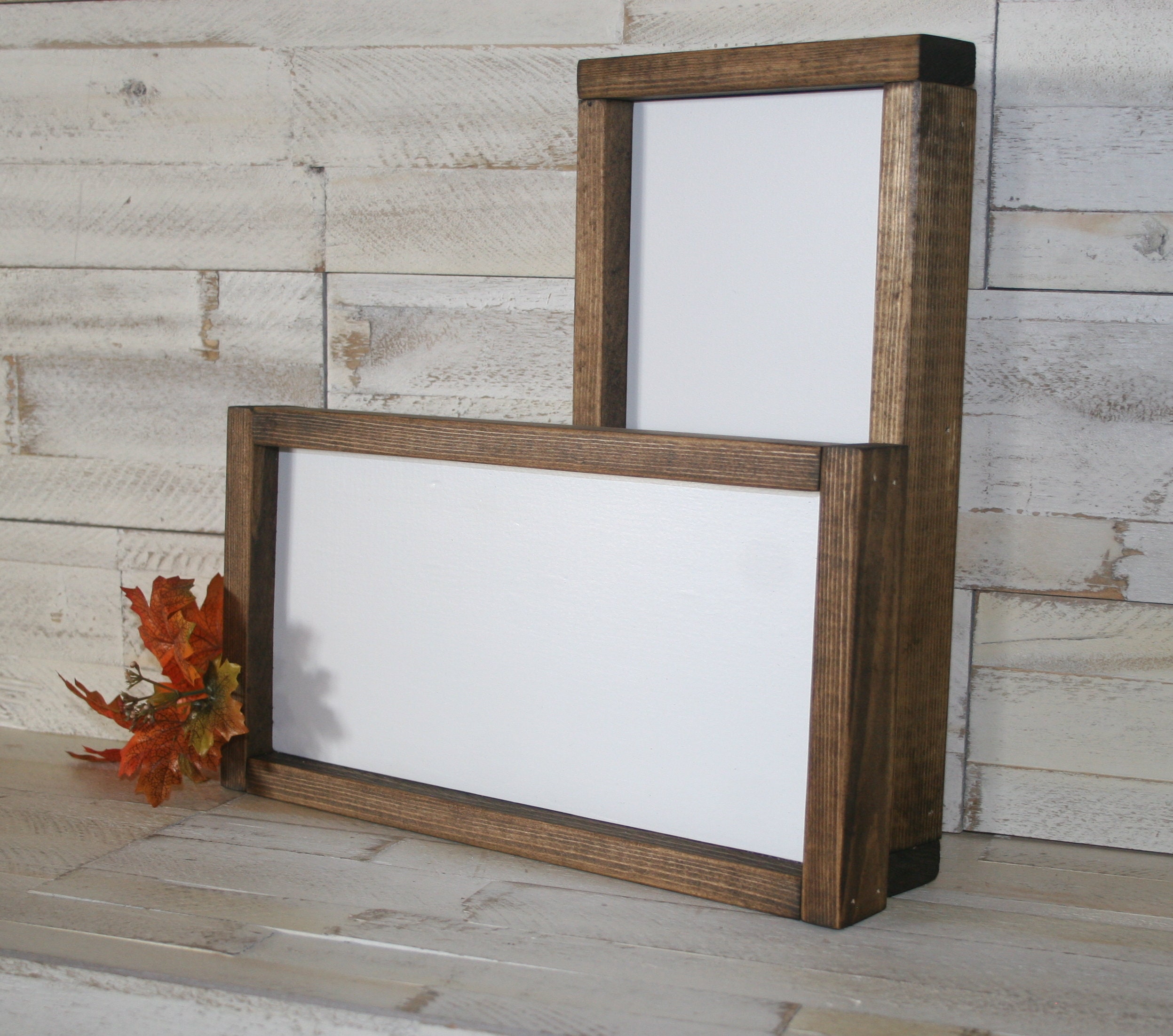 Blank Wood Sign with Frame Wood Sign for Crafts DIY Sign | Etsy