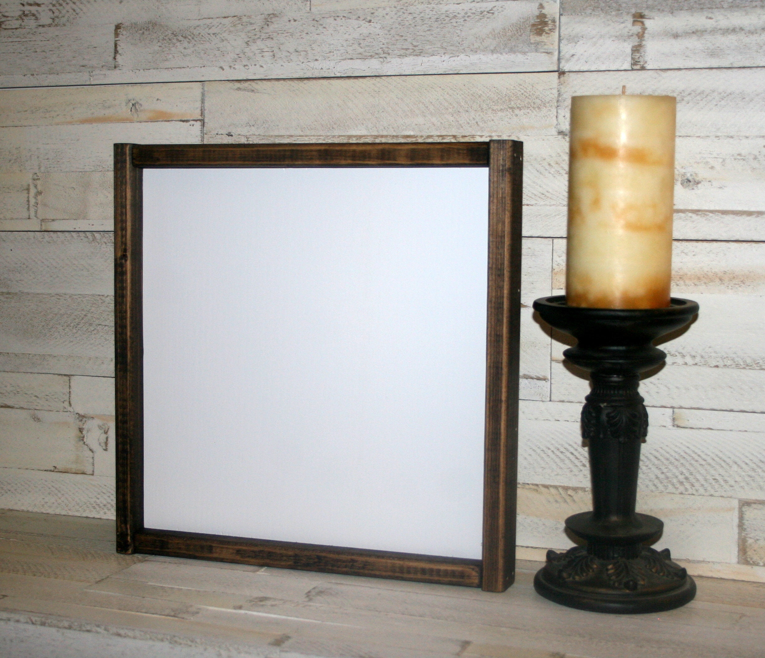 Blank Square Wood Sign With Frame Wood Sign for Crafts DIY | Etsy