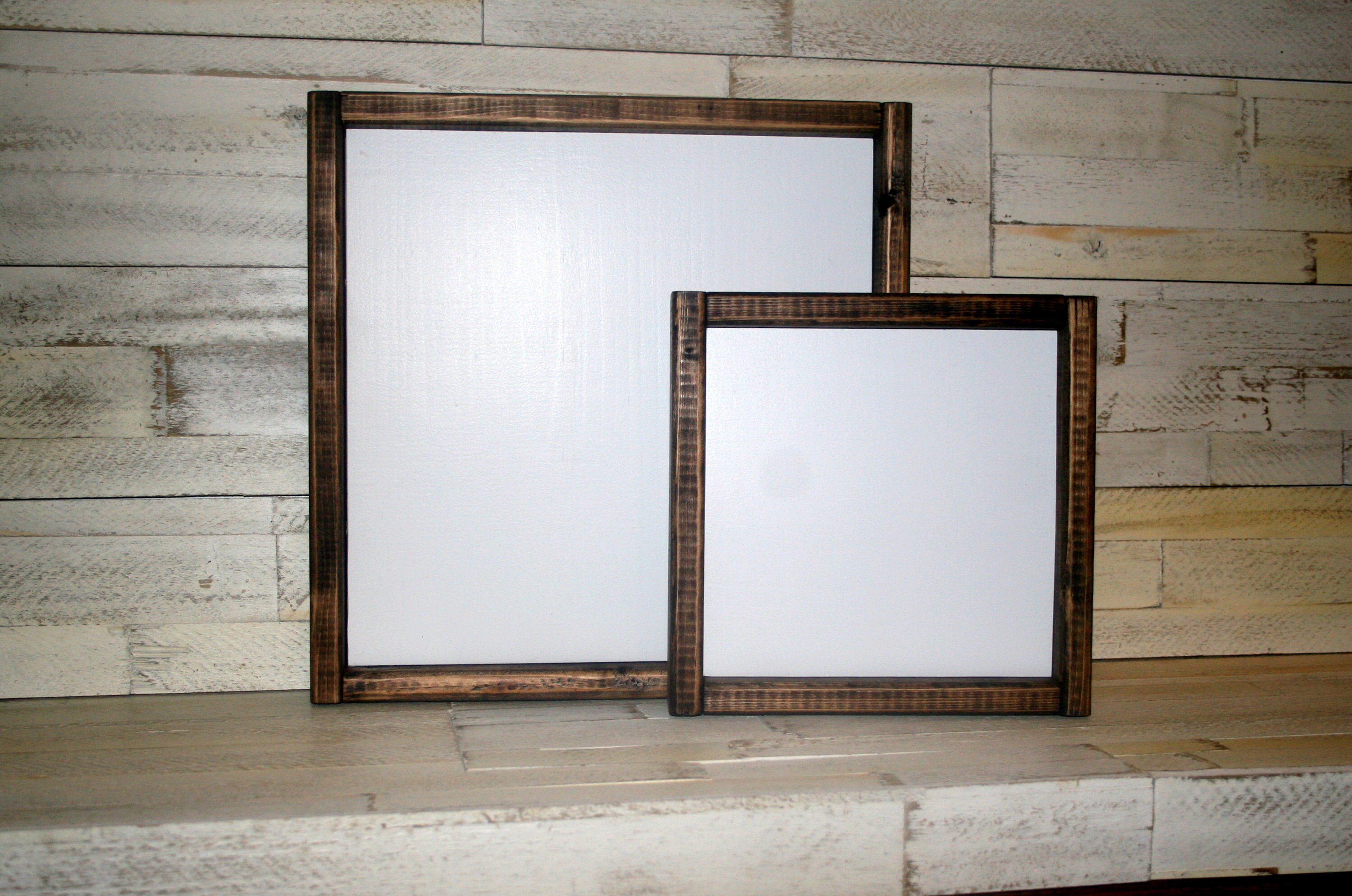 Blank Square Wood Sign With Frame Wood Sign for Crafts DIY - Etsy