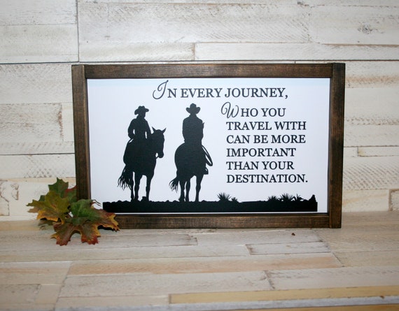 Cowboy Country Framed Sign Rustic Western Barn Wood Decor | Etsy