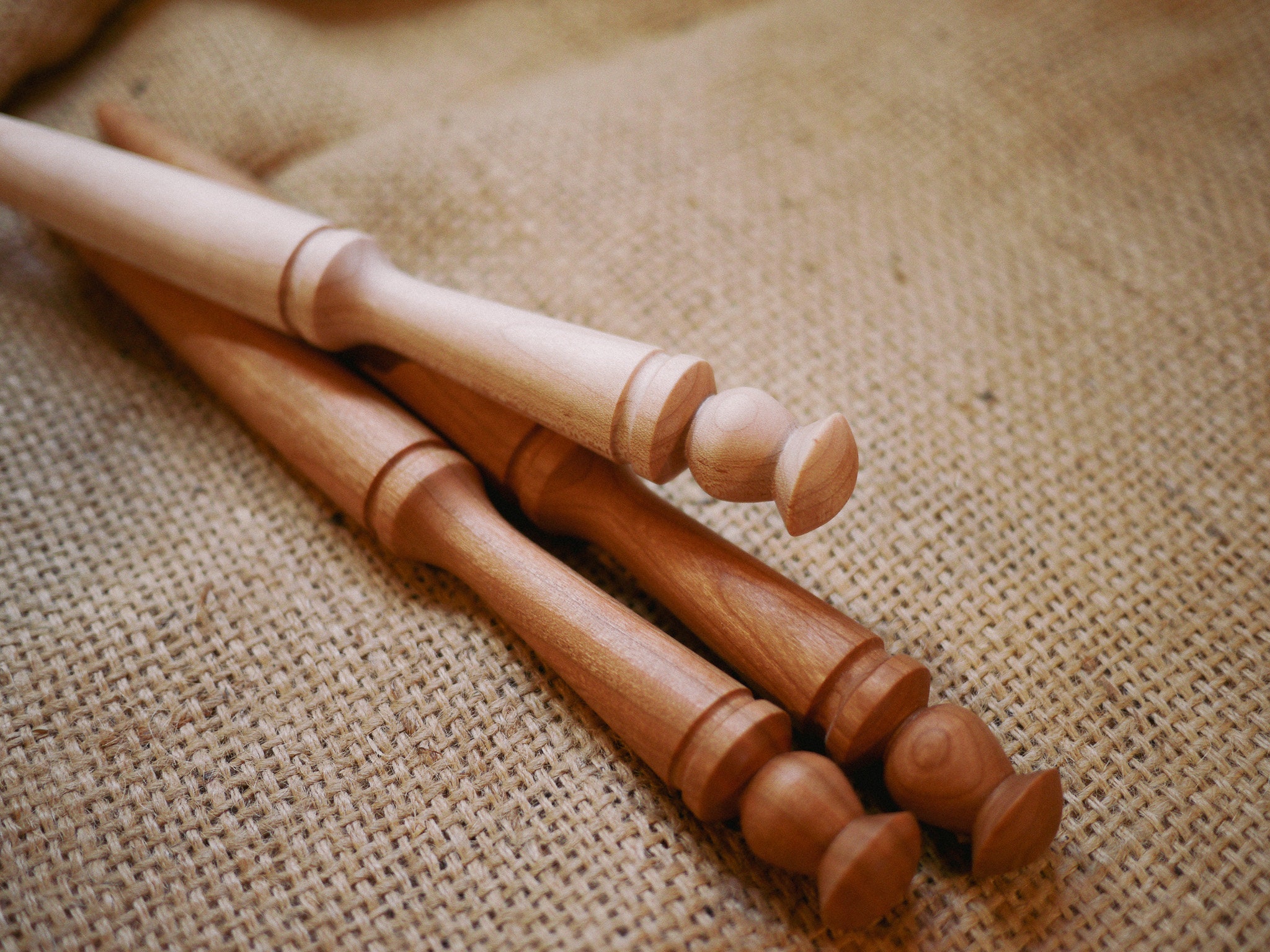 Scottish Spurtle Cherry Wood Woodturned - Etsy