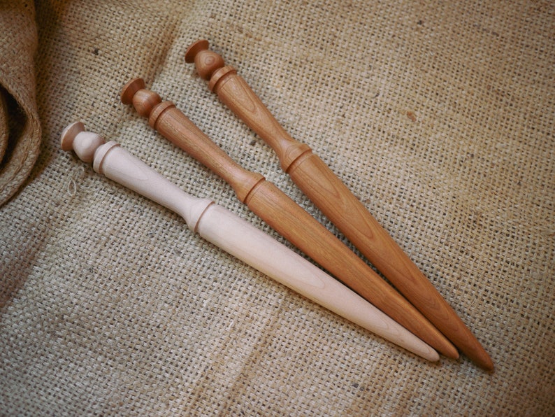 Scottish Spurtle Cherry Wood Woodturned - Etsy