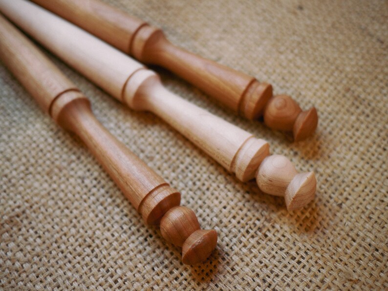 Scottish Spurtle Cherry Wood Woodturned - Etsy