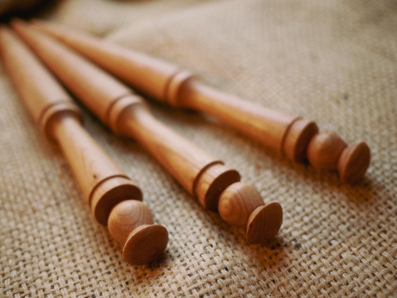 Scottish Spurtle Cherry Wood Woodturned - Etsy