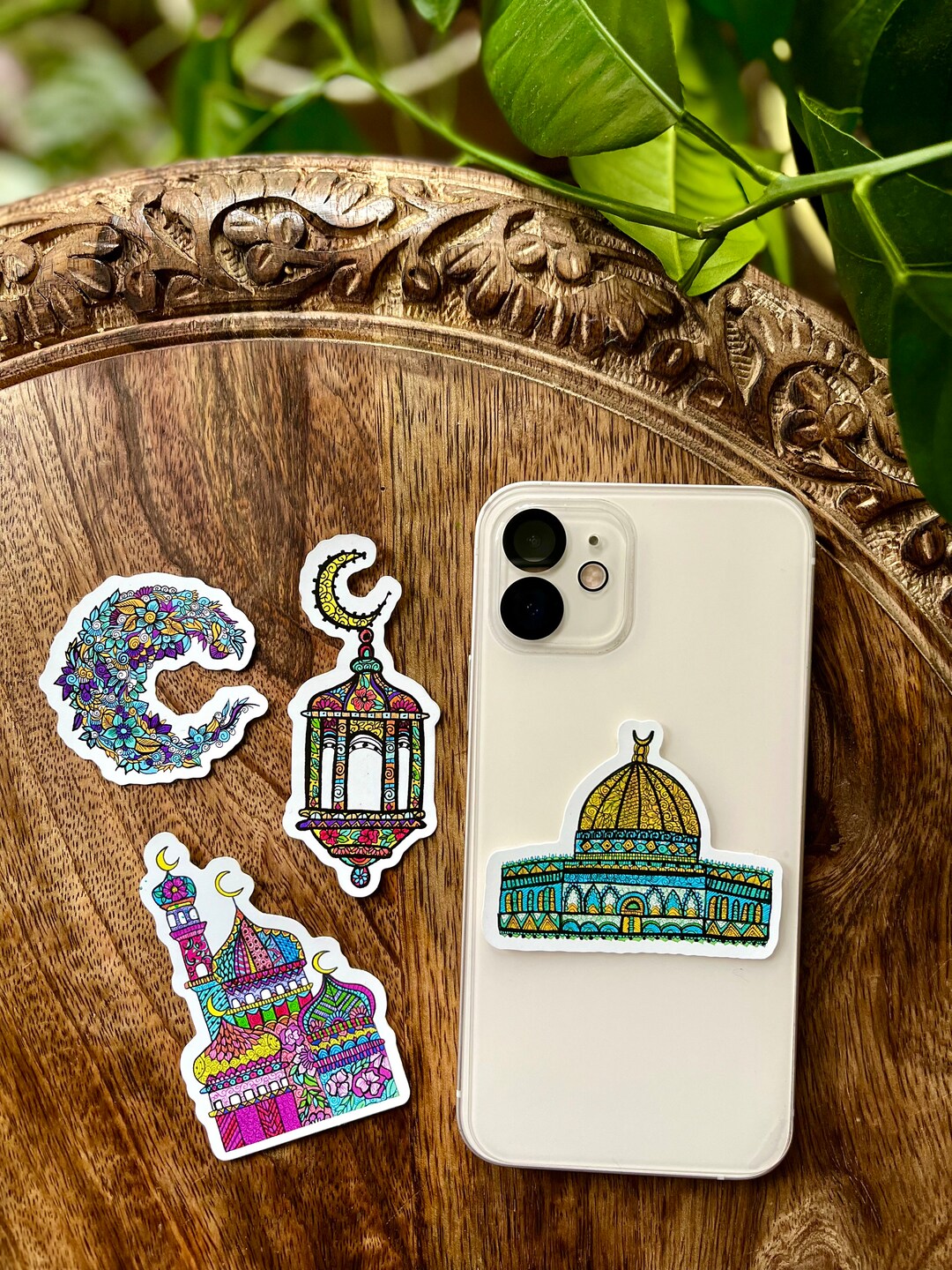 Festive Sticker Set- Lantern, Palestine Mosque, Eid - Etsy