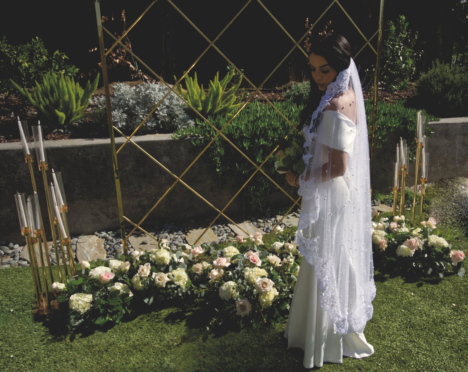 Layla Butterfly Pearl Wedding Veil - Etsy