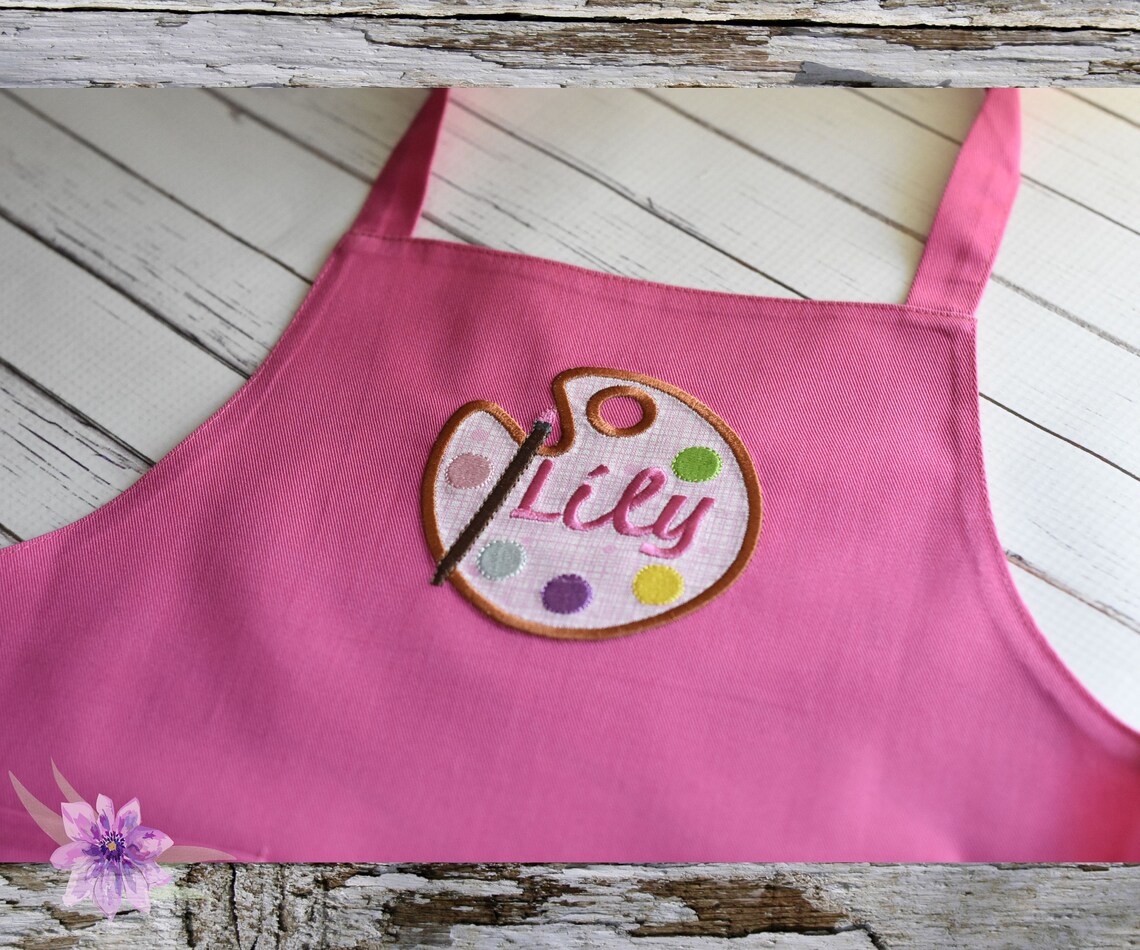 Kids Art Apron Kids Art Smock Personalized Art Smock - Etsy