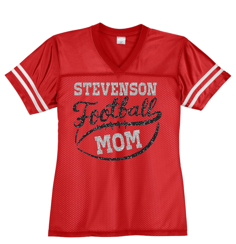 Football Mom Jersey Custom Football Fan Jersey Personalized - Etsy