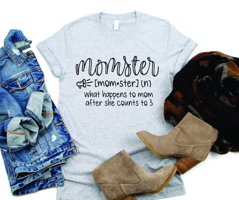 Momster Halloween Shirt, Cute Fall T-shirt, Mom-ster Halloween Tee ...