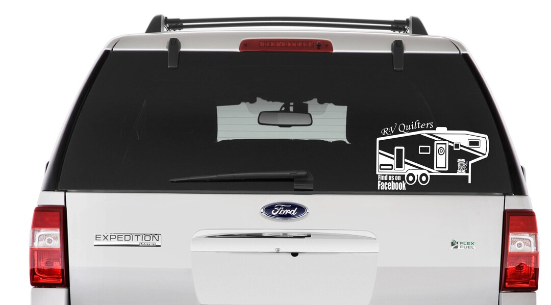 5th Wheel Camper, Camper Decal, RV Decal, Car Window Decal, RV Decor ...