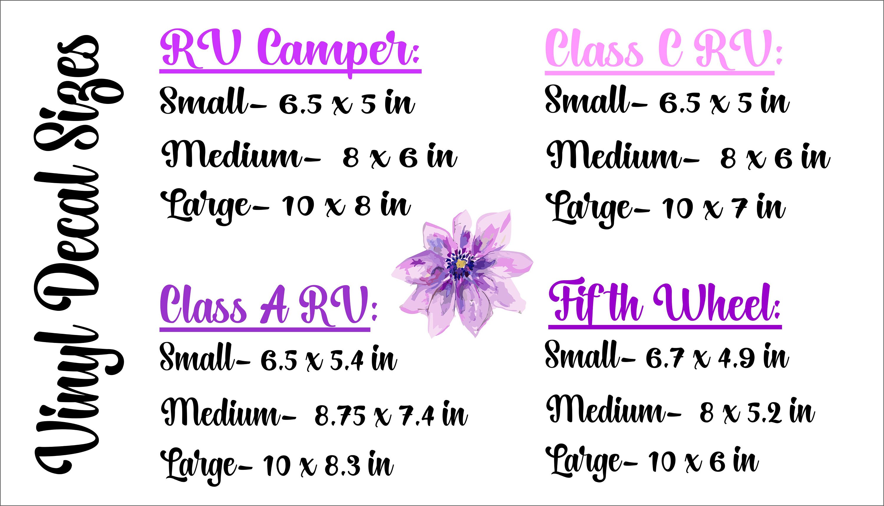 5th Wheel Camper Camper Decal RV Decal Car Window Decal RV | Etsy