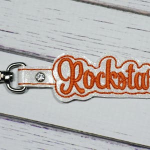Rockstar - Key Chain – Key Fob – Key Holder – Key Ring – Rockstar Snap ...