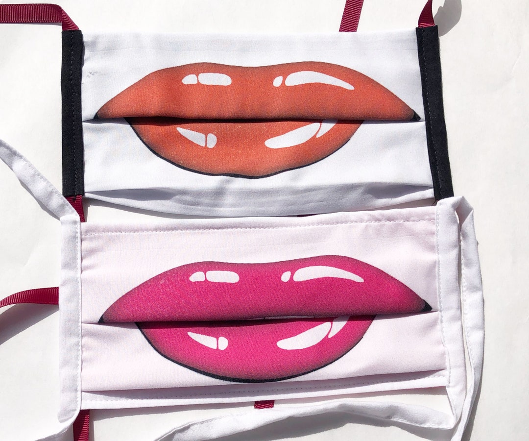 Funny Face Mask, Cotton Mask With Filter Pocket and Nose Wire, Smile ...