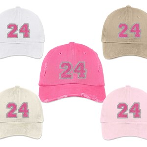 Personalized Varsity Jersey Number Dad Hat, Custom College Numbers ...