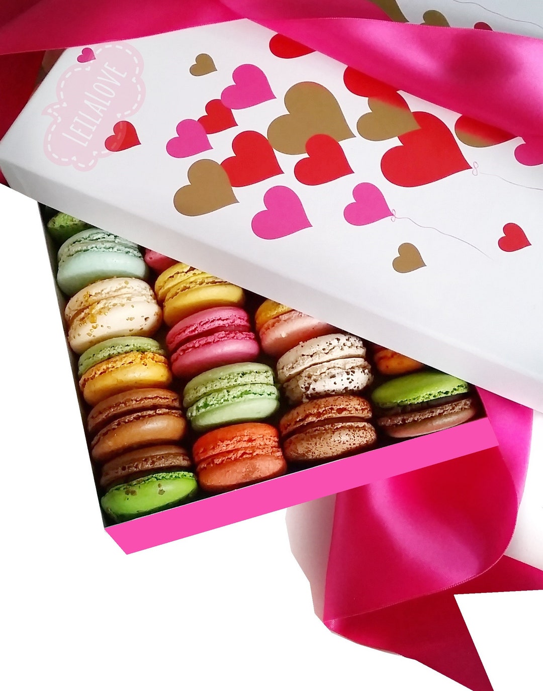 Leilalove Macarons - Amour 21 Gourmet Macarons up to 15 Flavor ...