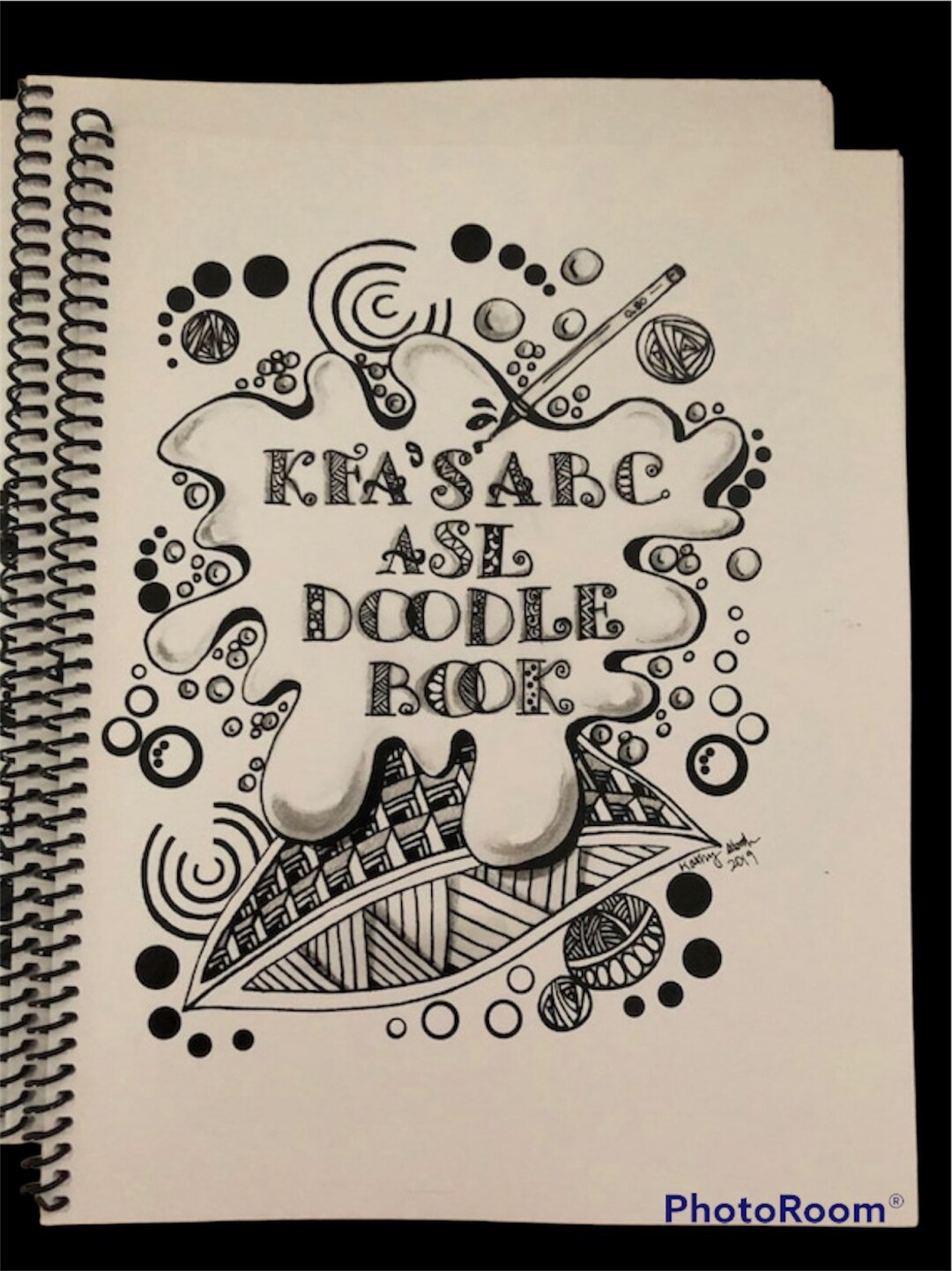 Kfa's ABC ASL Doodle Book - Etsy