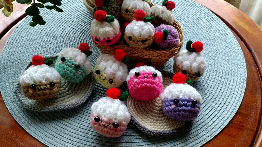 Crochet Mini Cupcake - Etsy