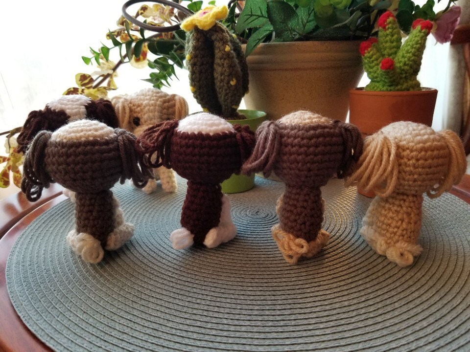 Handmade Crochet Dog Shih Tzu/shihtzu Puppies - Etsy