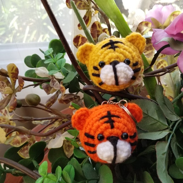 Tiger Keychain - Etsy