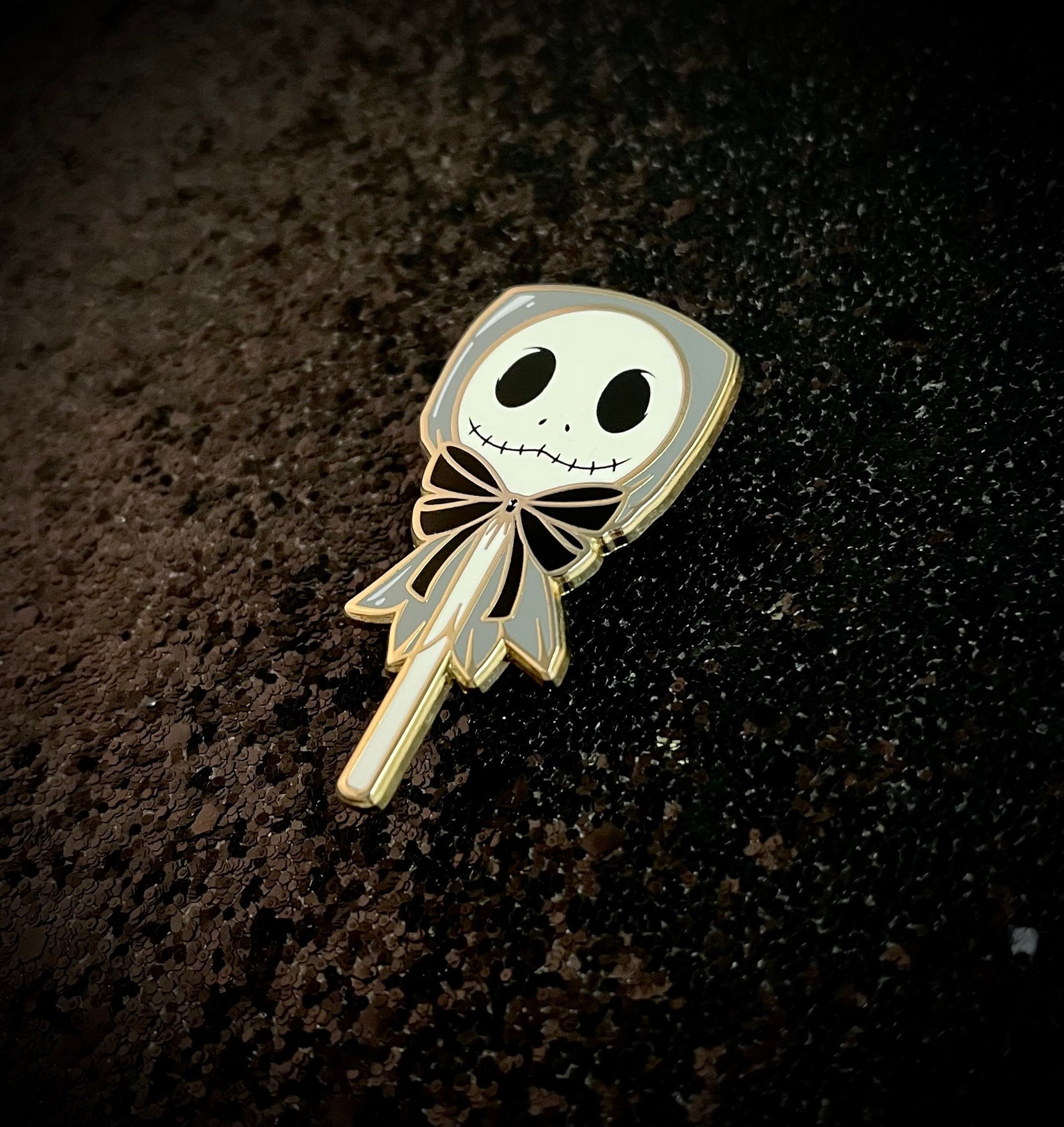 Skeleton Lollipop, Enamel Pin, Halloween Pin, Hard Enamel Pin, Lollipop ...