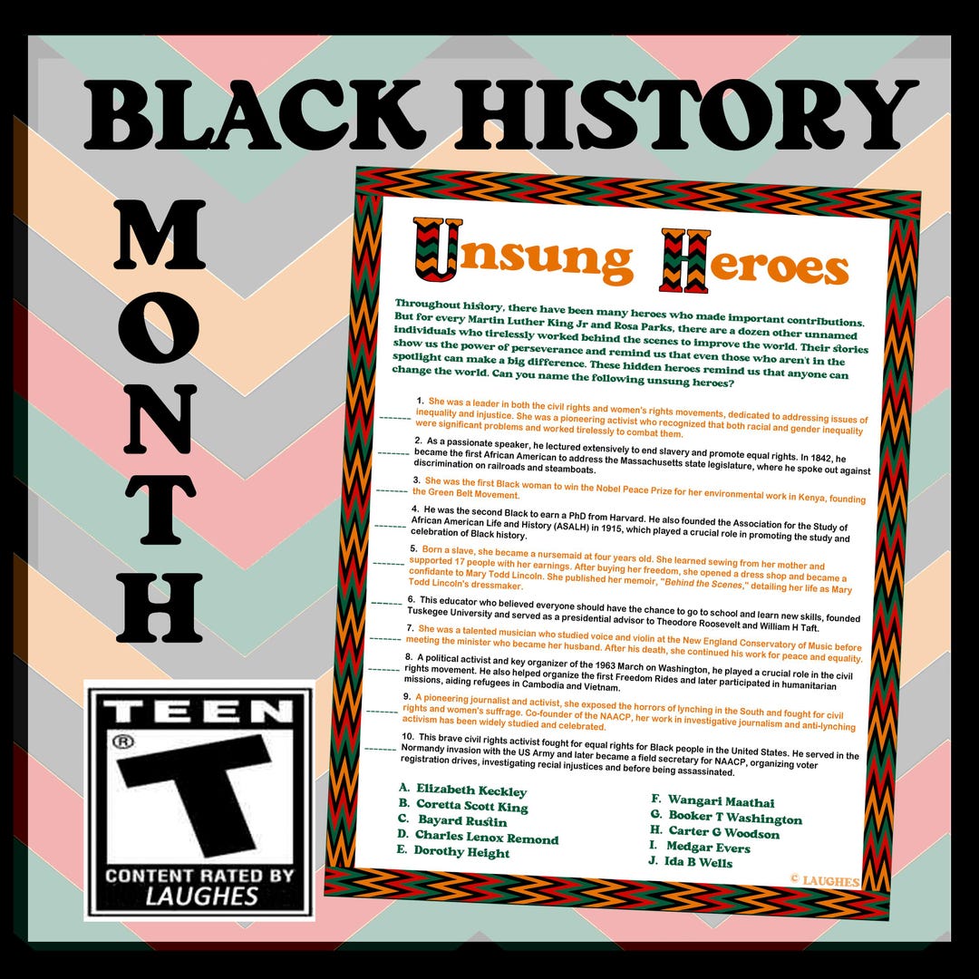 Black History Who Am I; Black History Month; Black Heroes; Black ...