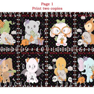 Halloween Memory - Matching Printable Game - Halloween Party Favor ...