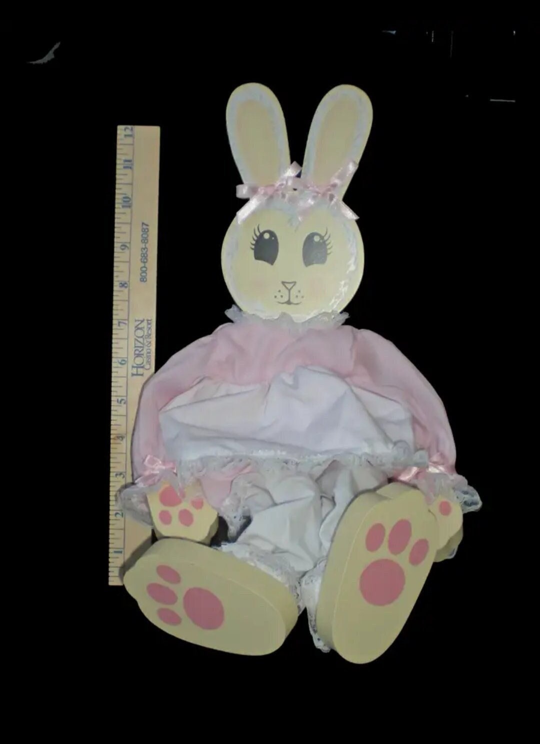 Vintage Bunny Rabbit Shelf Sitter; House of Lloyd Easter; Posing ...