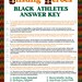 Black History Who Am I Athletes; Black History Month; Black Heroes ...