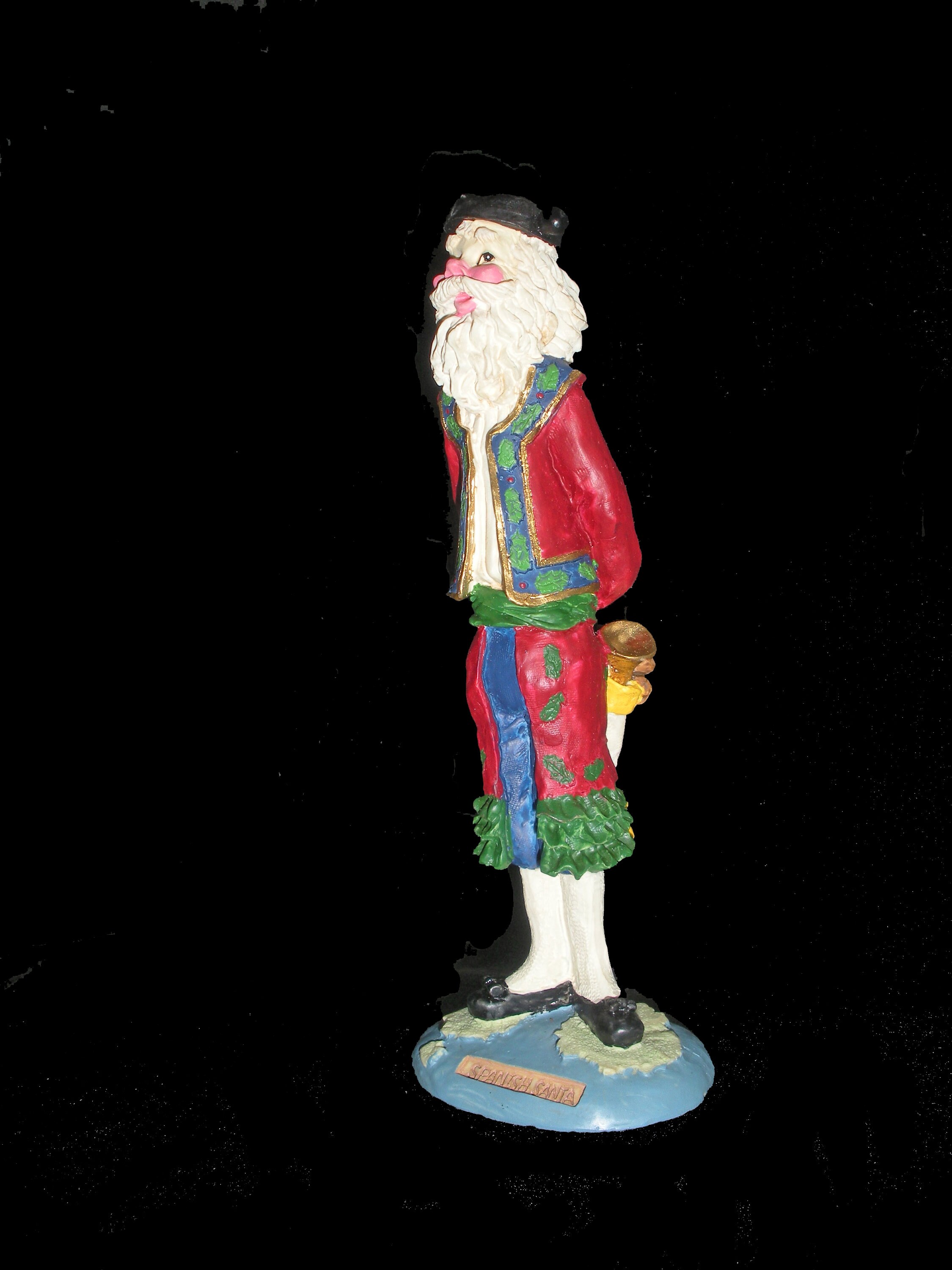 Spanish Santa Claus Figure Ole Claus Vintage Pencil Santa - Etsy
