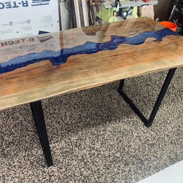 Live Edge River Table - Etsy