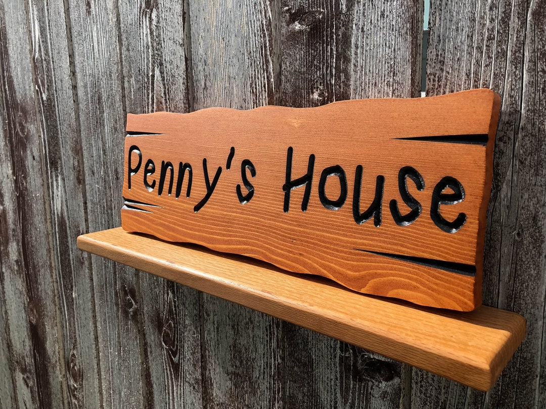 Personalized Carved Wood Sign: Treehouse, Playhouse, or Fort - Etsy