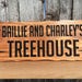 Personalized Treehouse Sign Playhouse Sign Treehouse Custom Wood Sign ...