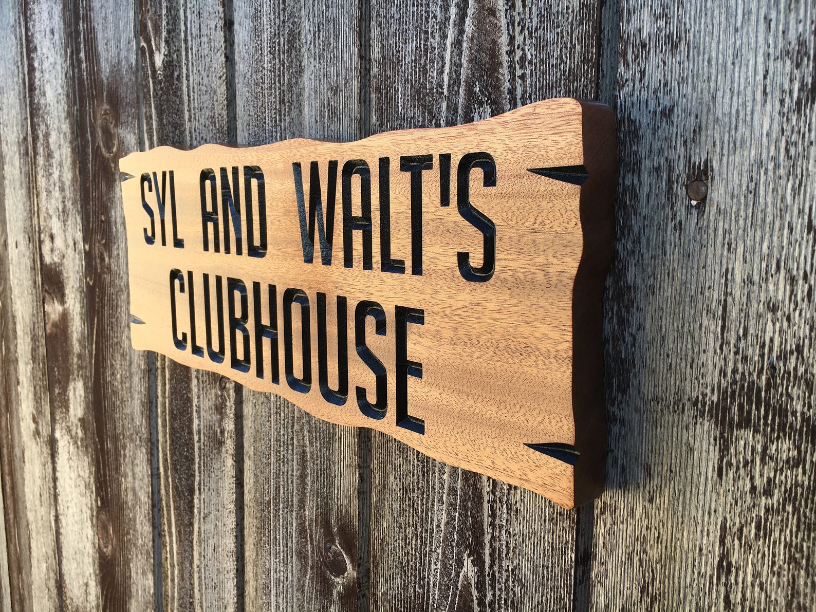 Personalized Treehouse Sign Playhouse Sign Treehouse Custom Wood Sign ...