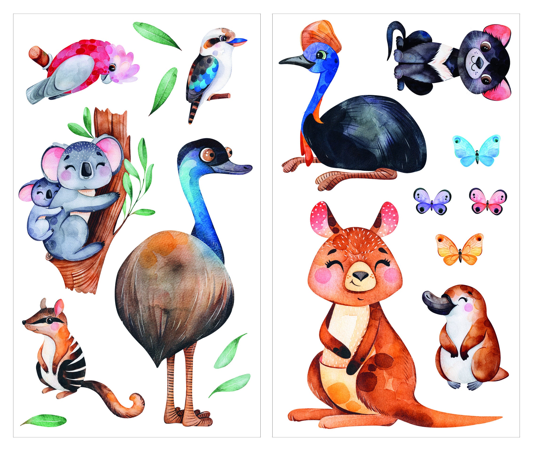 Australiana Decal Set - Etsy Australia