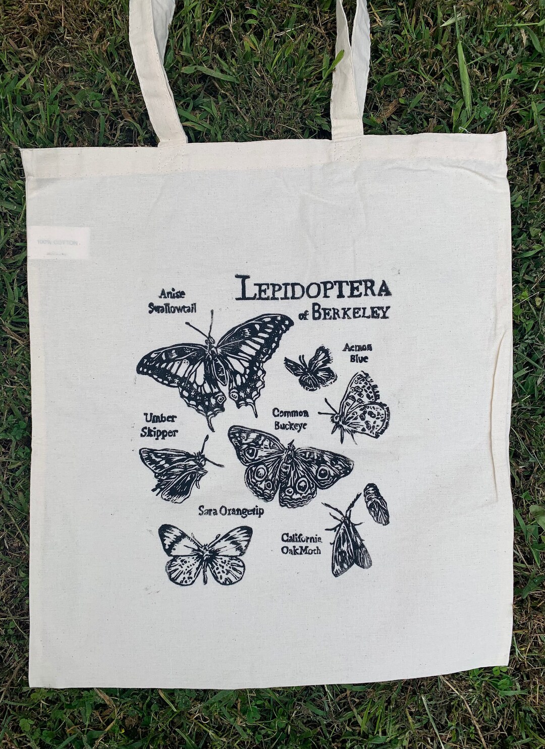Butterflies of Berkeley Handmade Tote Bag - Etsy UK