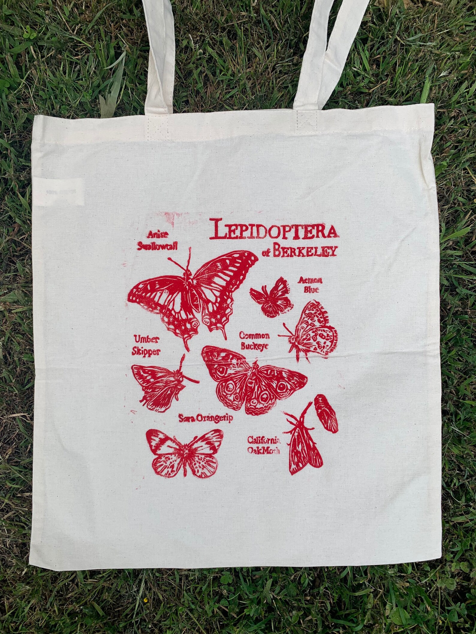 Butterflies of Berkeley Handmade Tote Bag - Etsy UK