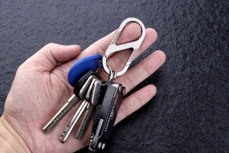 TIMAZE: TK6 Titanium Key Chain - Etsy