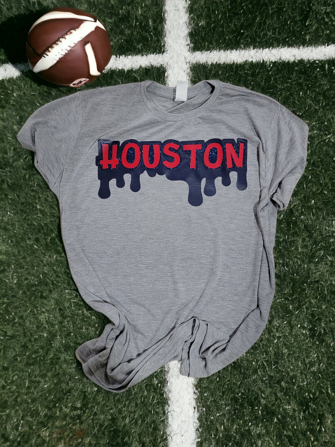 Houston Drip Tee - Etsy