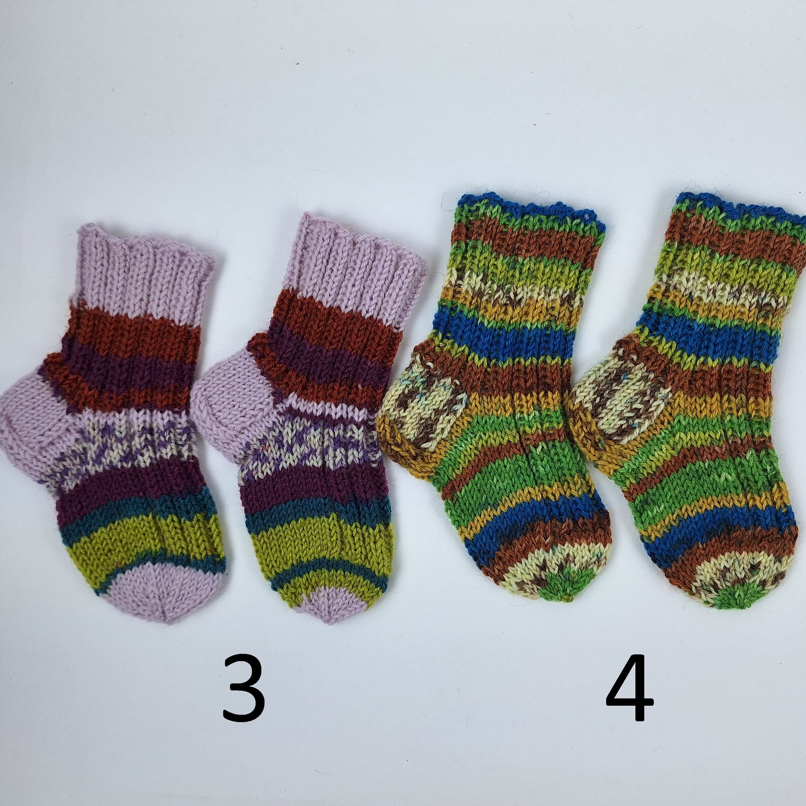 Baby Wool Socks 12 Cm Hand Knitted Baby Socks Handmade Socks Wool Socks ...