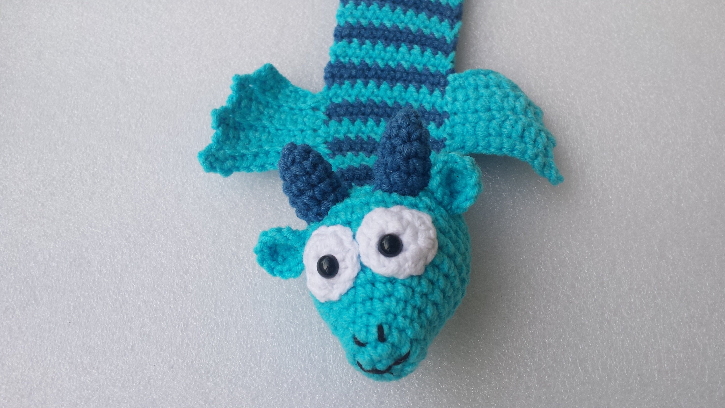 Dragon Bookmark Crochet Animal Bookmarks Funny Bookmark | Etsy