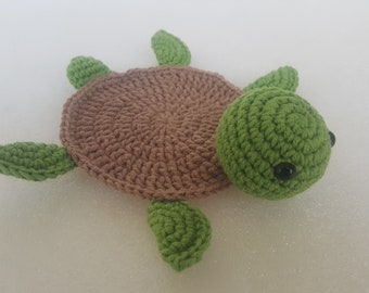 Sea Turtle Crochet Drink Coaster Set of 5 | Etsy