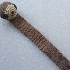 Crochet Bookmark Book Mark Sloth Funny Bookmark Teacher Gifts Crochet ...