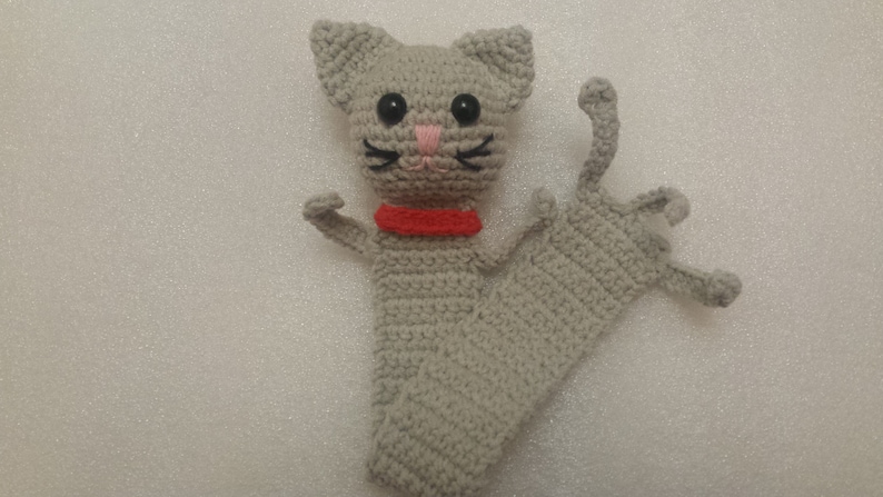 Crochet Bookmark Cat Bookmark Cat Lover Gifts Teacher Gift | Etsy