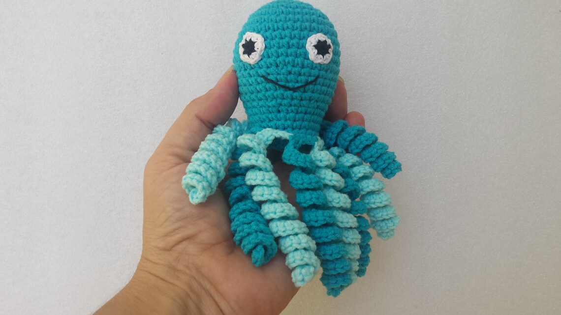 Crochet Octopus, Octopus for Preemie, Octopus Toy, Preemie Octopus ...