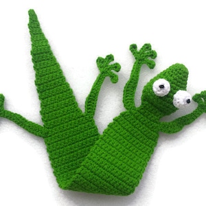 Crochet Book Marks Lizard Bookmark Crochet Gecko Unique - Etsy