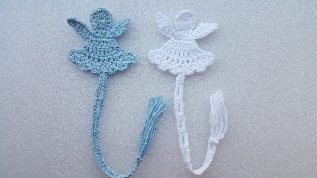 Angel Bookmark Crochet Bookmark Gift for Mom, Birthday Gift Teacher ...